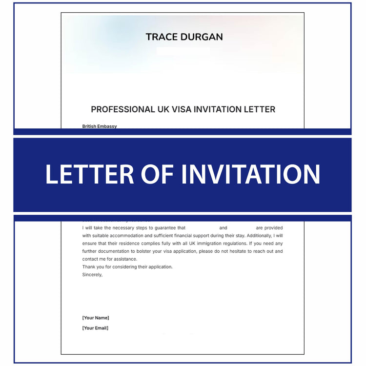 Letter of Invitation (to live in UK) – Fast Track Apostille ...