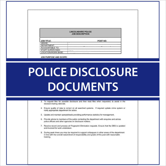 Police Disclosure Documents – Fast Track Apostille - Legalisation Store