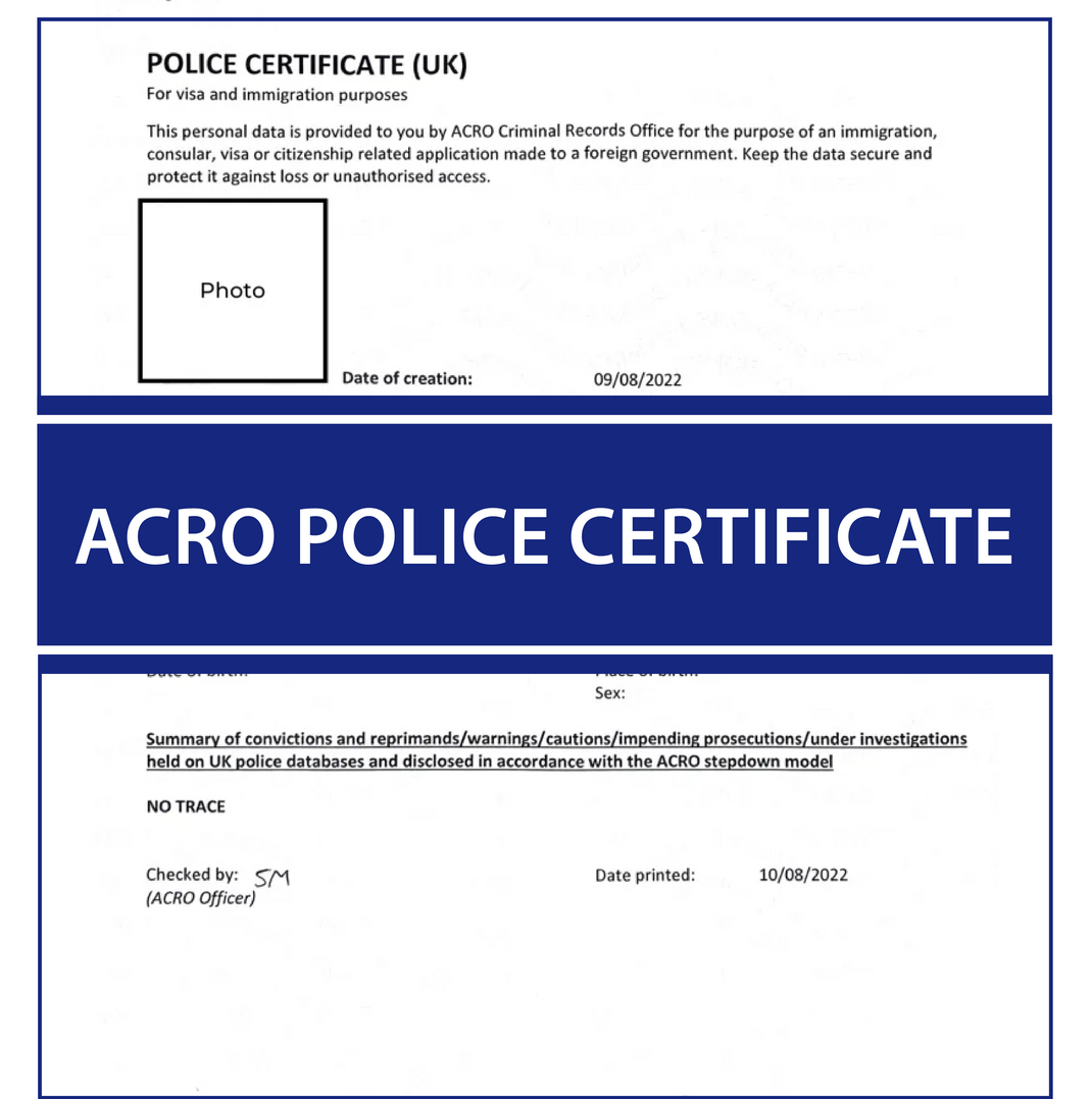 ACRO Police Certificate – Fast Track Apostille - Legalisation Store