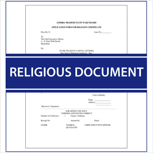 Religious Document – Fast Track Apostille - Legalisation Store