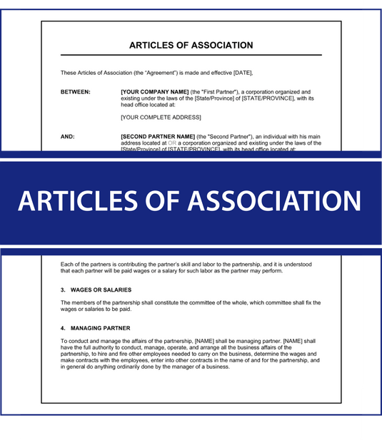 Articles of Association – Fast Track Apostille - Legalisation Store