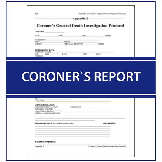 Coroner`s Report – Fast Track Apostille - Legalisation Store