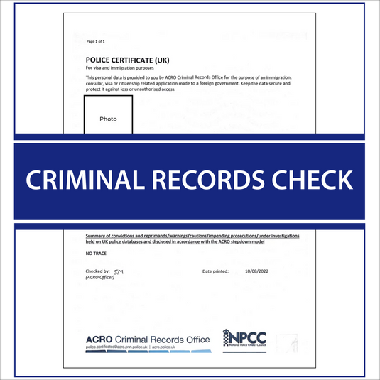 Criminal Records Check – Fast Track Apostille - Legalisation Store