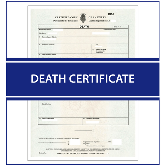 Death Certificate – Fast Track Apostille - Legalisation Store